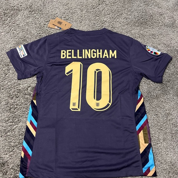 Nike | Shirts | England Away Jersey Bellingham Nike Original With Tags ...